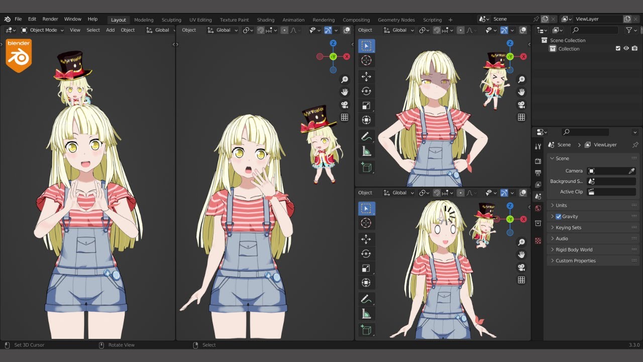 Render 2D Anime Style Art In Blender 3D: Easy Complete Guide