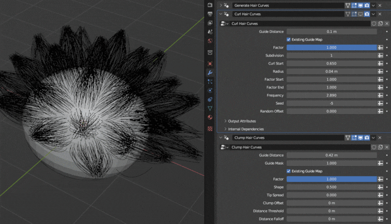 Convert 3D Hair Curves & Geometry Nodes To Mesh In Blender Easy
